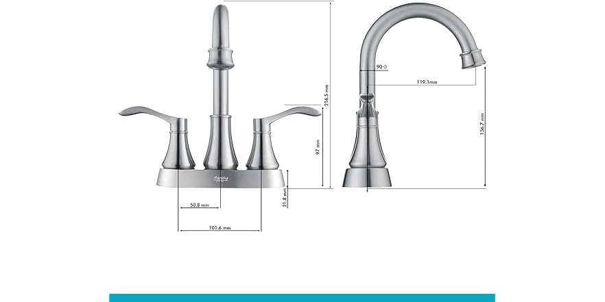 AMAZING FORCE Bathroom Faucet 2 Handles Pick Color