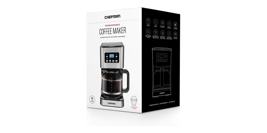 Chefman 12-Cup Programmable Coffee Maker