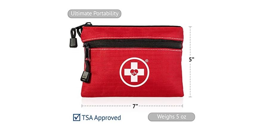 Swiss Safe First Aid Kit Pouch (64-Pc)