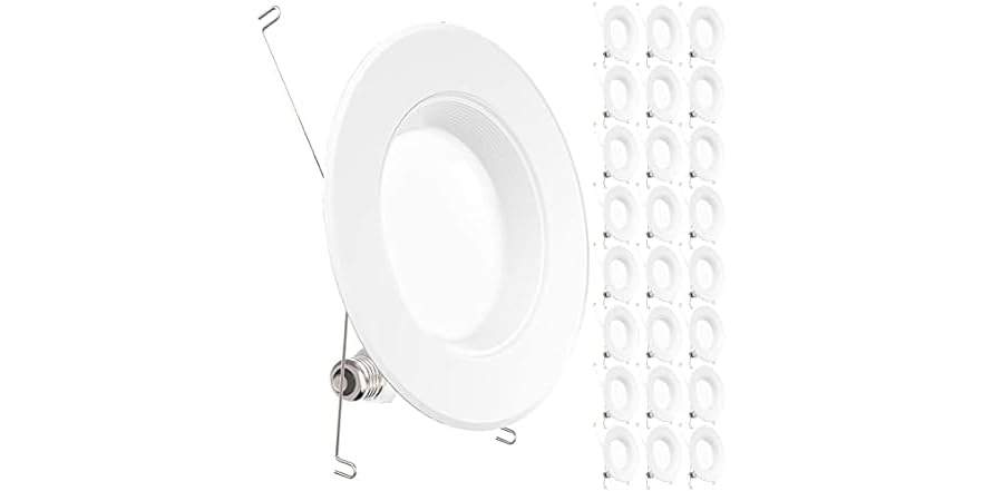 24 Pack Retrofit LED Recessed Lighting