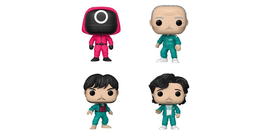 Funko Pops! 4 pack- Squid Game
