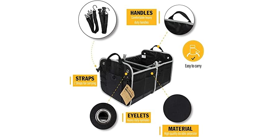 Tahoe Trails Foldable Trunk Organizer