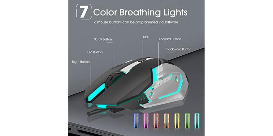 Gaming Mouse with Side Buttons