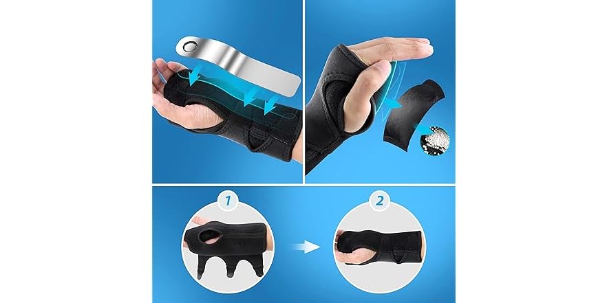 Copper Infused Adjustable Support Splint