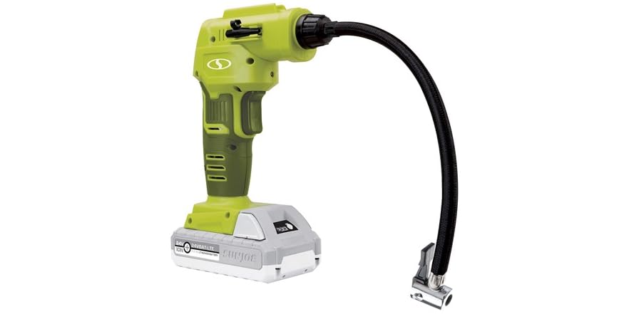 Sun Joe 24V iON+ Cordless Portable Air Compressor Kit