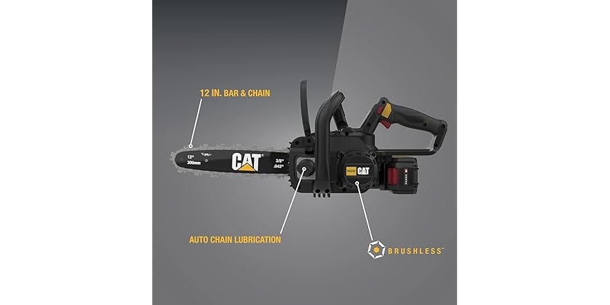 Cat DG230 18V Brushless 12” Chainsaw
