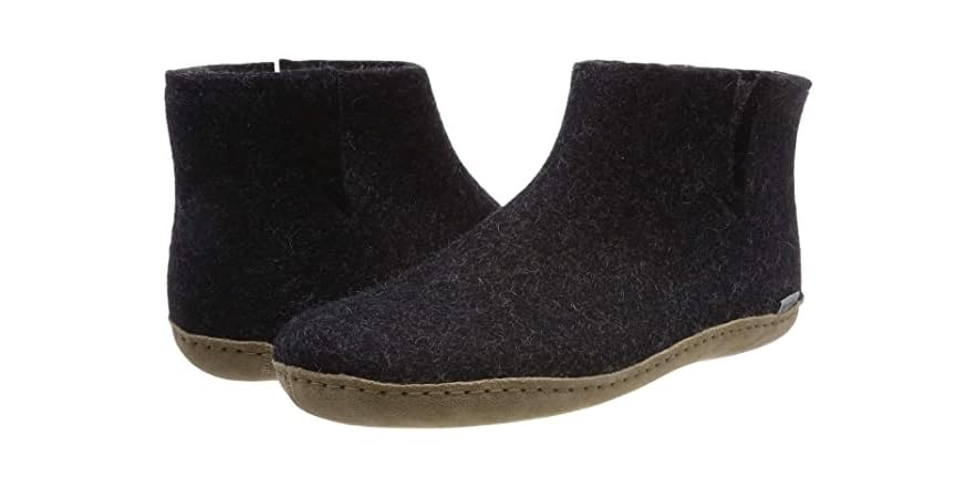 Glerups Natural Wool Boot Slipper