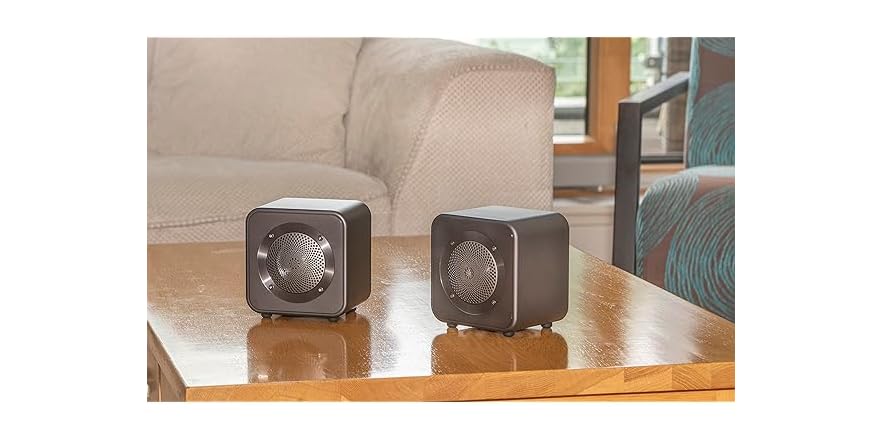 (Pair) Mitchell Acoustics USTREAM GO Portable Bluetooth Stereo Speakers
