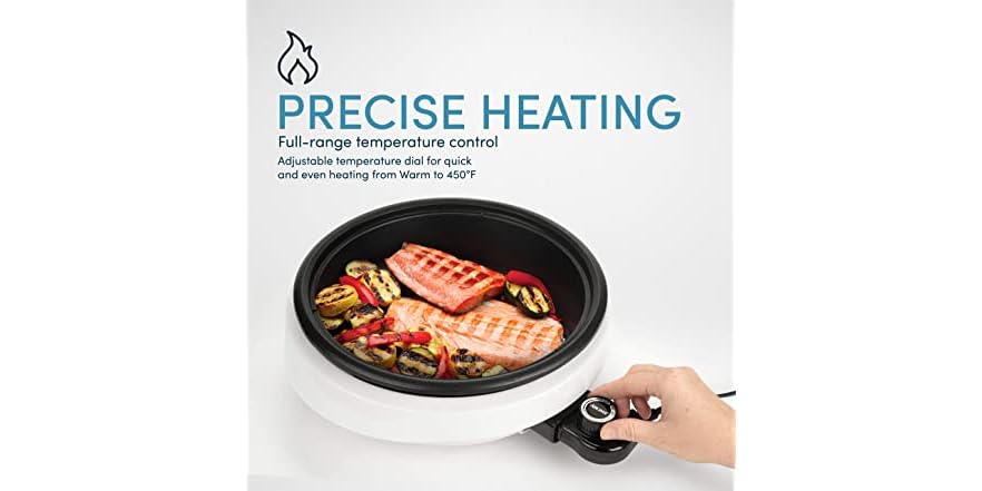 Aroma Housewares Grillet 3Qt. 3-in-1 Cool-Touch Electric Indoor Grill