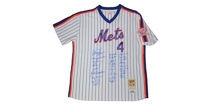 New York Mets 1986 Signed Jersey