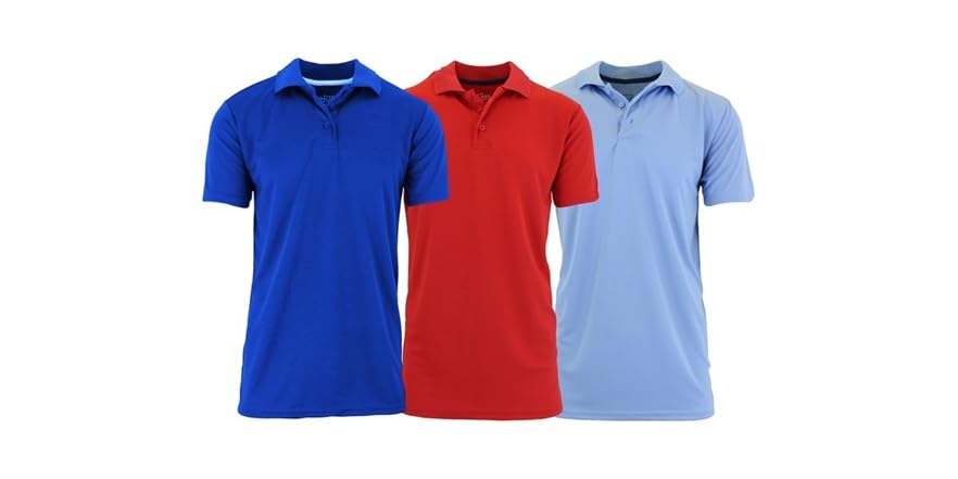 3Pk Mens S/S Performance Polo