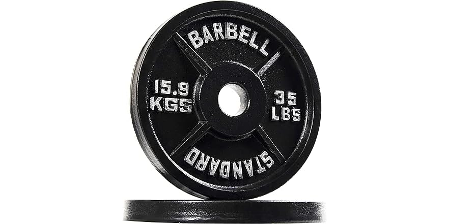 Signature Fitness 35LB Cast Iron Plate Set