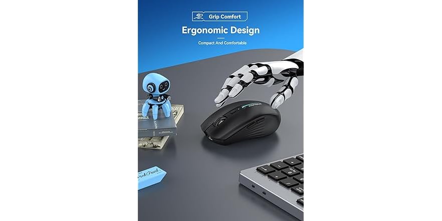 RAPIQUE Bluetooth Wireless Mouse