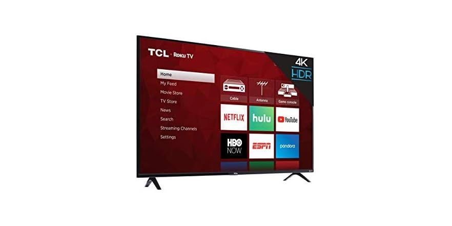TCL 55" 4-Series 4K HDR Roku Smart TV