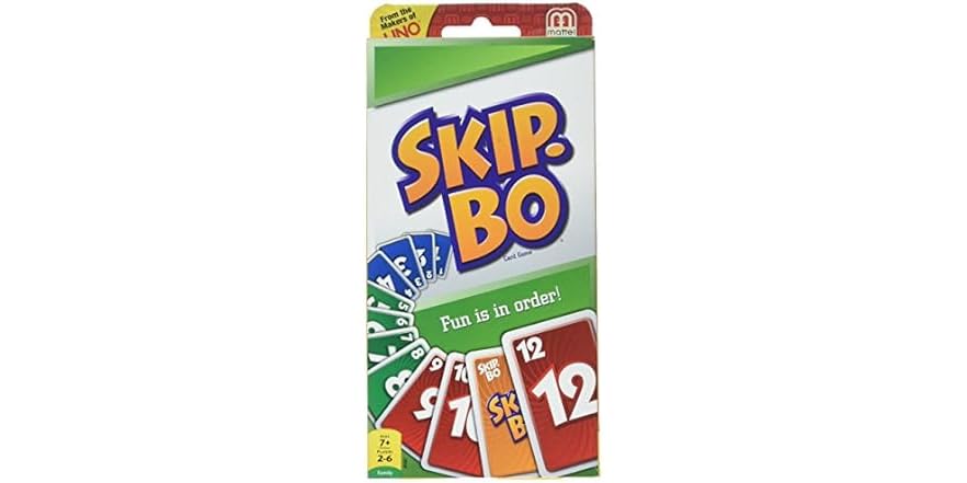 Mattel Games 42050 Skip Bo Card Game