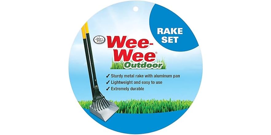Four Paws Dog Rake & Scooper Set for Pet