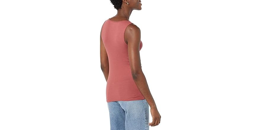 Amazon Essentials Women's Slim Fit Squar