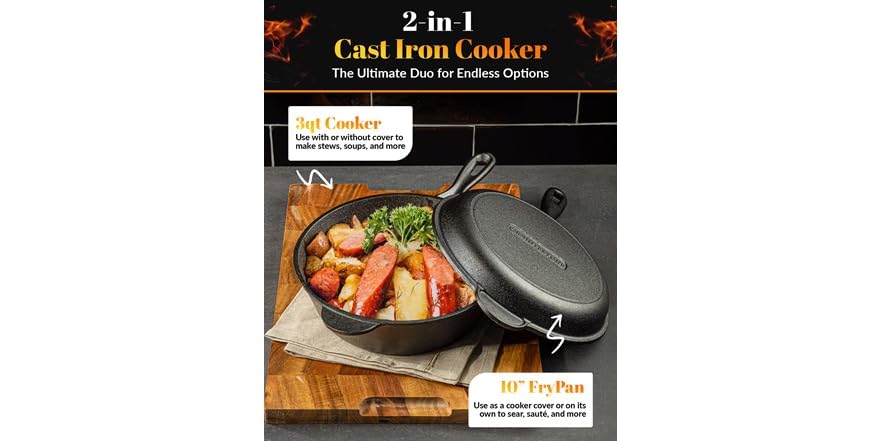 Granitestone 2-in-1 Dutch Oven