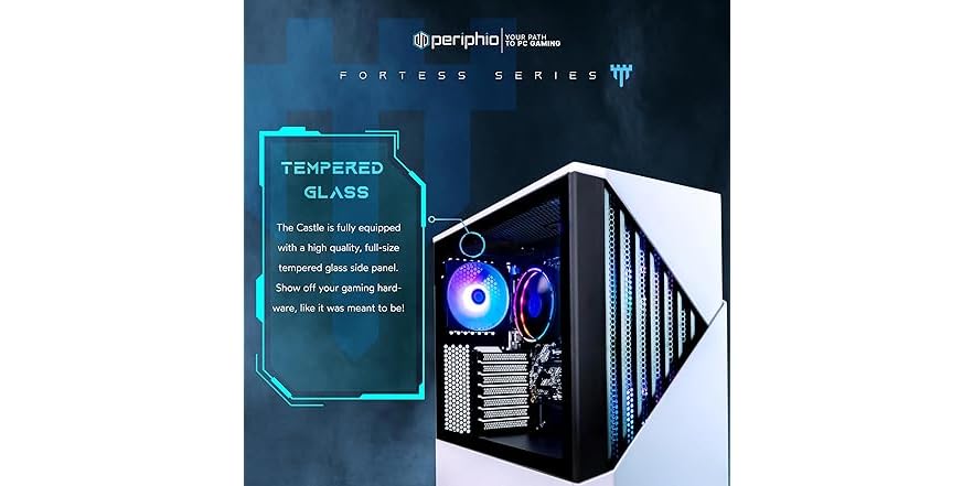 Periphio Castle Prebuilt Gaming PC - AMD Ryzen 7 5700G