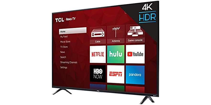 TCL 55" 4-Series 4K HDR Roku Smart TV