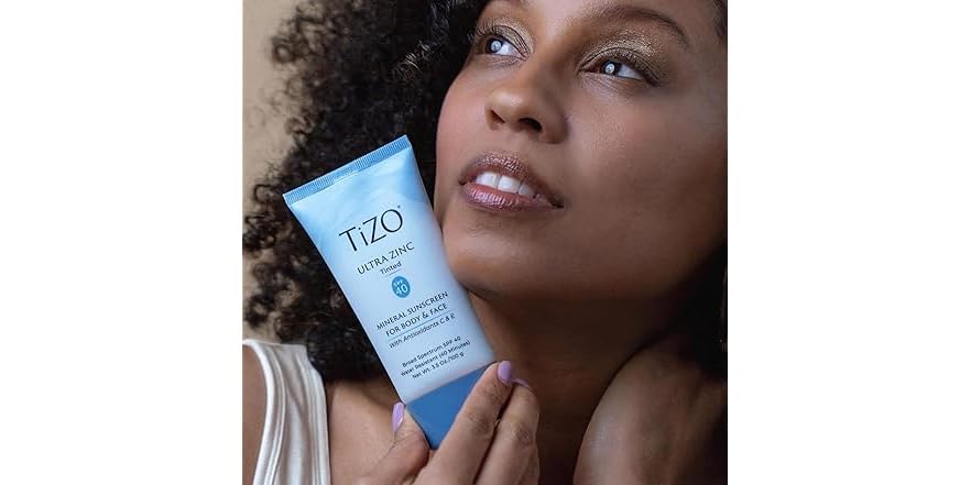 TIZO Ultra Zinc Body & Face Sunscreen Tinted SPF 40