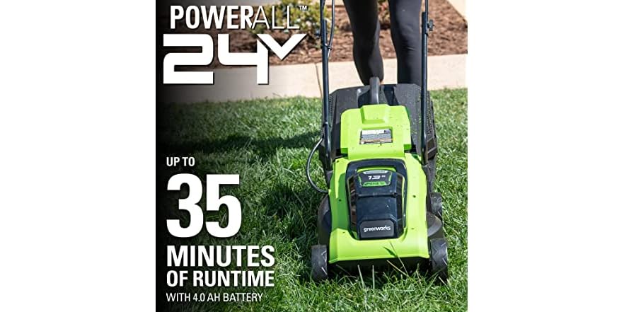 Greenworks Cordless Push Lawn Mower