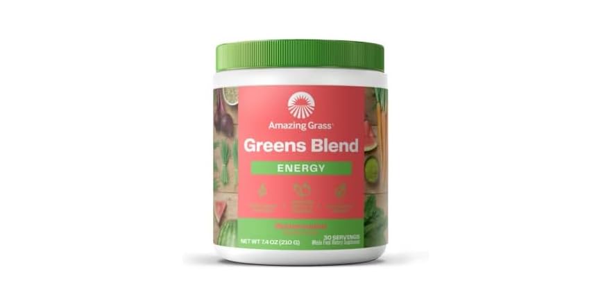 Amazing Grass Greens Blend Energy, 30 Servings