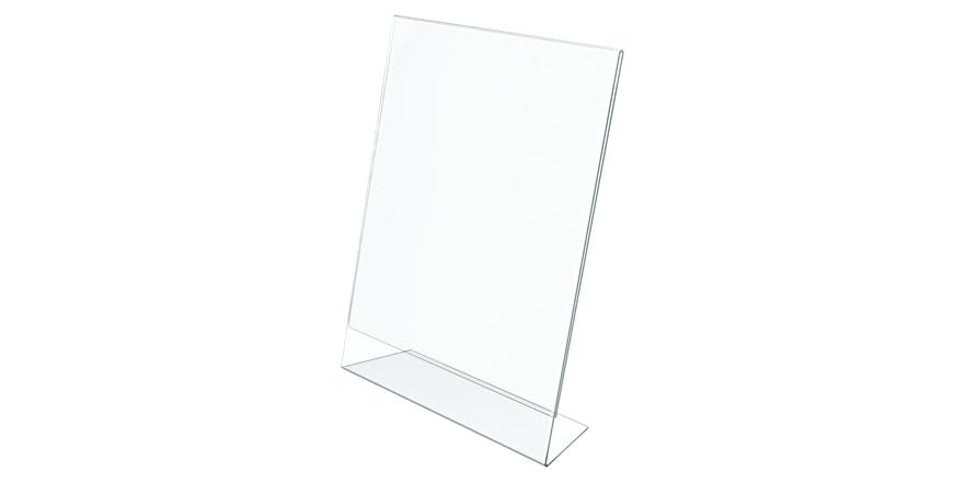 Staples Slanted Sign Holder