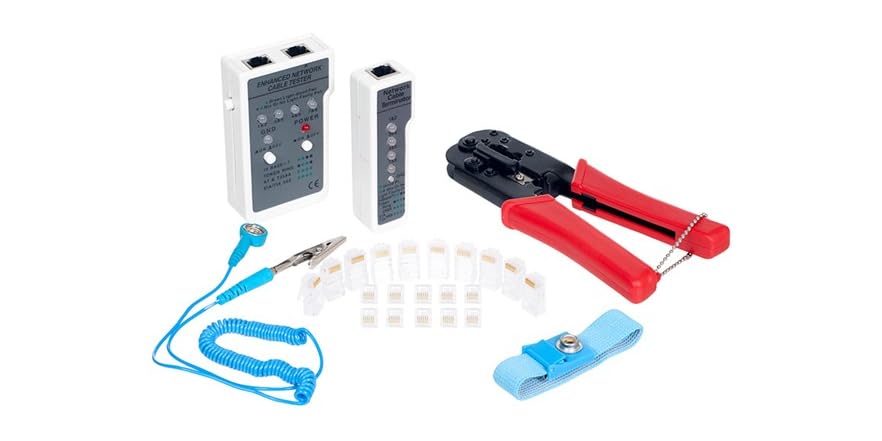 Network Connecting & Testing Kit, 24 Piece