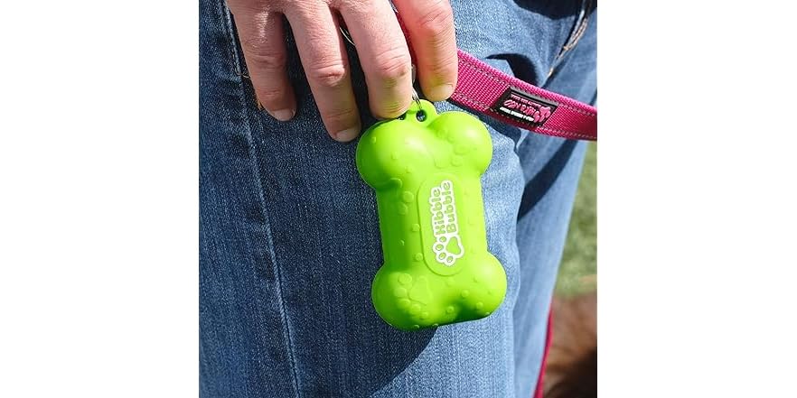 Kibble Bubble Dog Treat Pouch Green