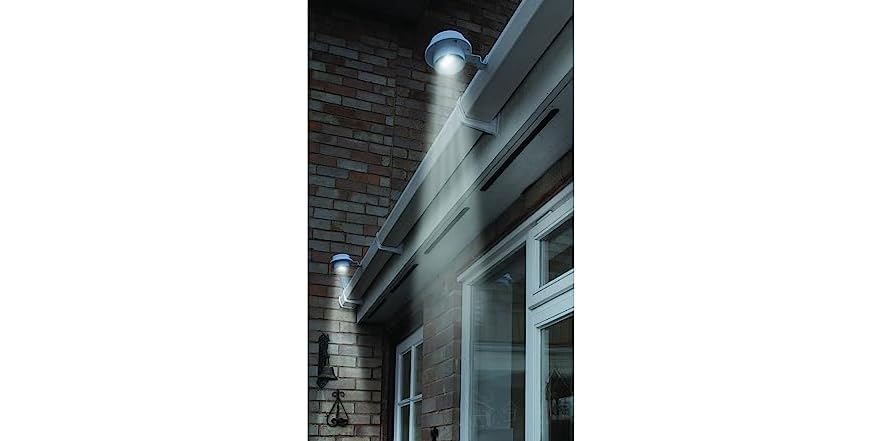 LexiHome Outdoor Solar Gutter LED Lights