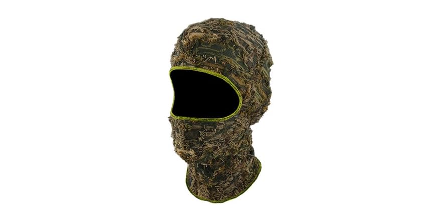 QuietWear Camo Grass 1 Hole Mask