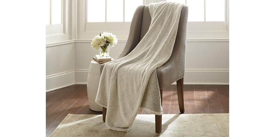 Velvet Touch Two Tone Throw
