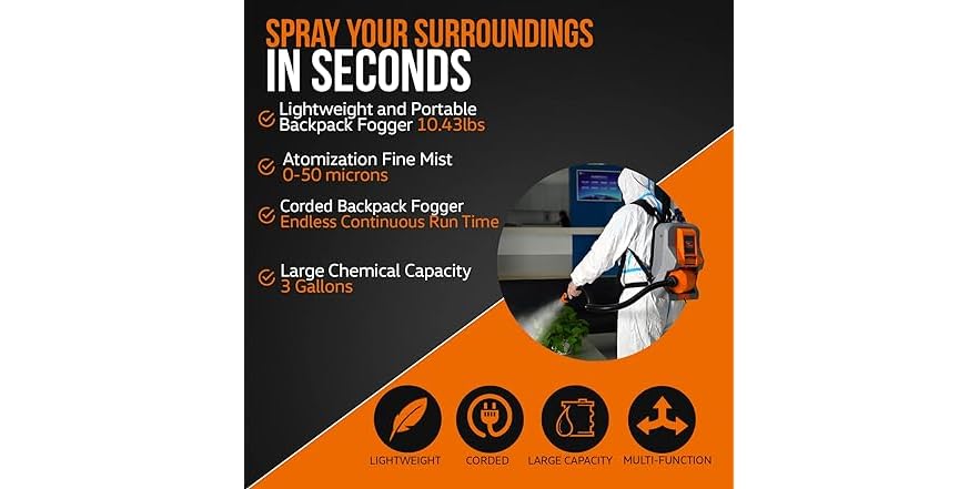 SuperHandy PRO ULV Garden Mist Sprayer