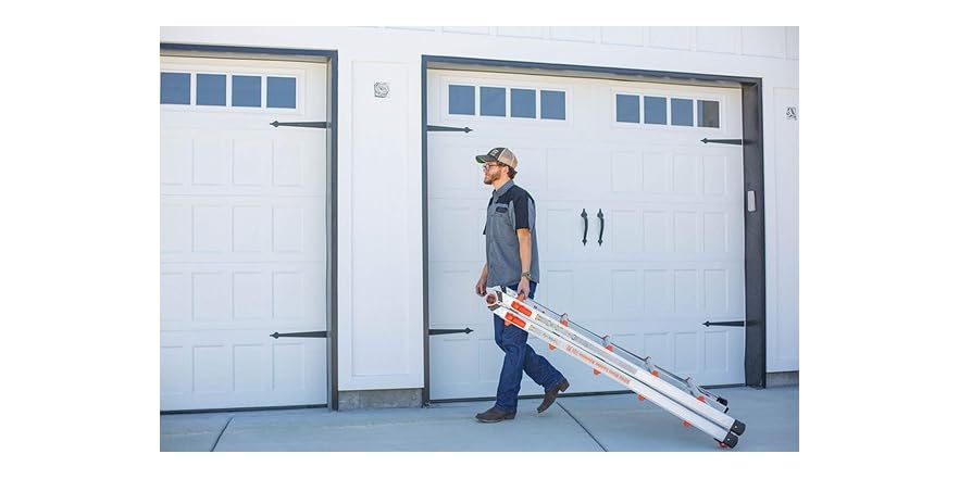 Little Giant Ladders, Velocity with Wheels, 22ft, M22