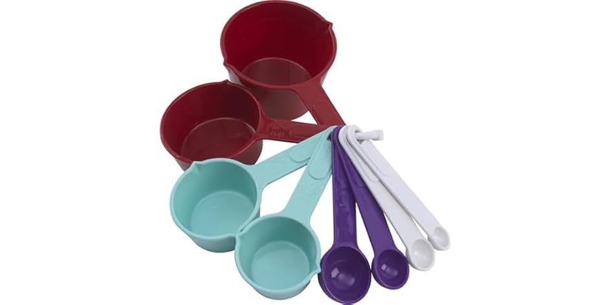 GoodCook Everyday 8‑Piece Measuring Cup & Spoon Set