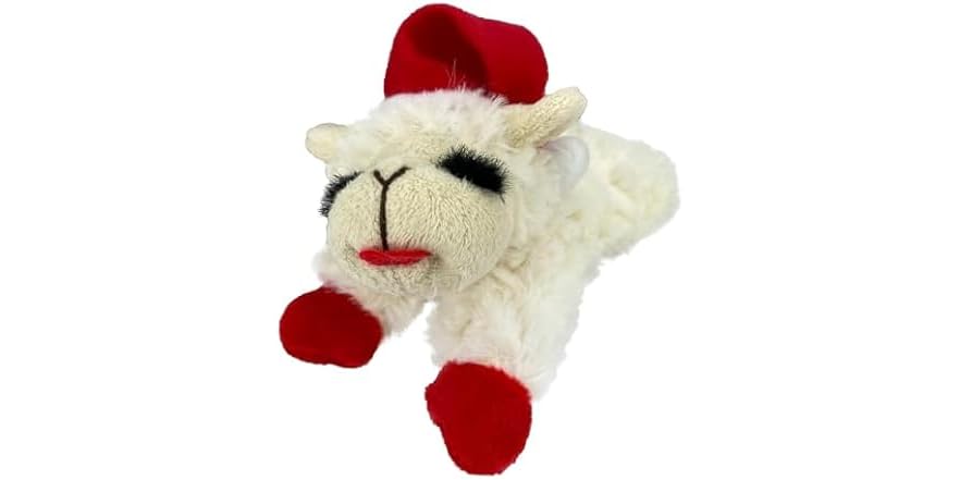 Multipet Lamb Chop Dog Plush Toy