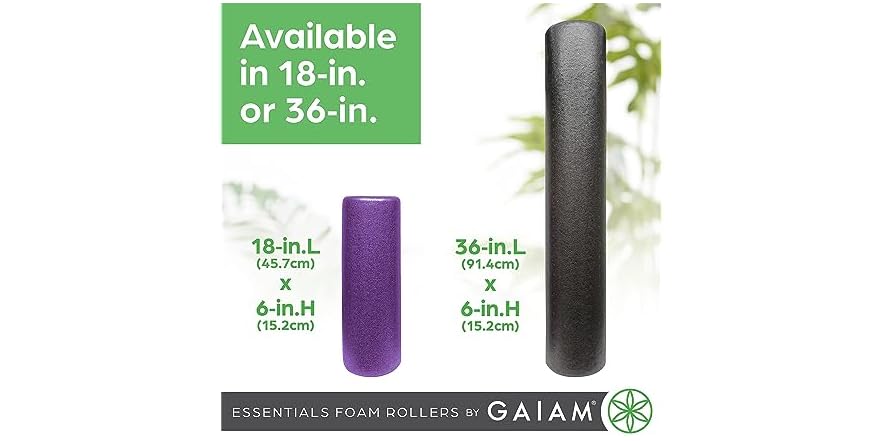 Gaiam Essentials High-Density Foam Roller
