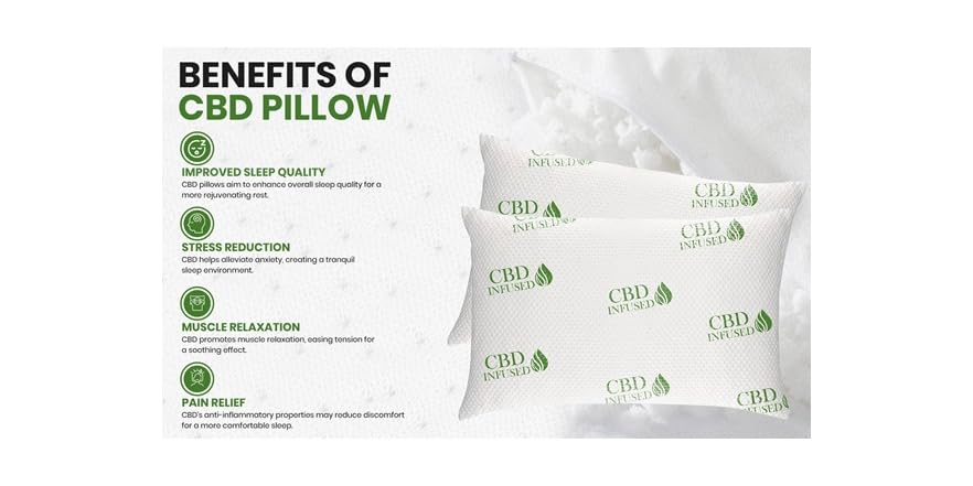 CBD Infused Memory Foam Pillows