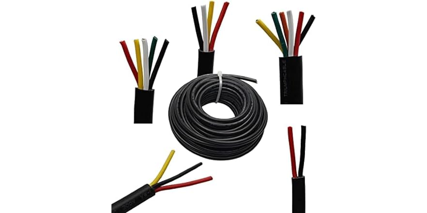 18 Gauge 6 Conductor Wire, 25ft