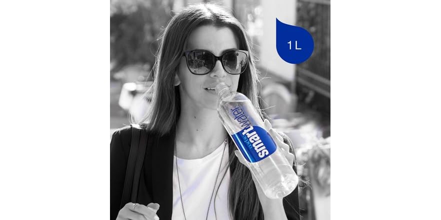 smartwater Vapor Distilled Water Bottle 1L - 6pK