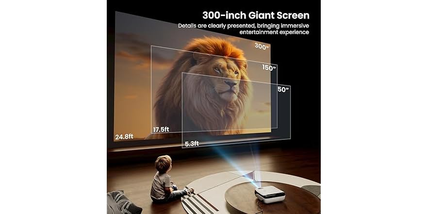 Google Smart TV 4K Theater Projector (Open Box)