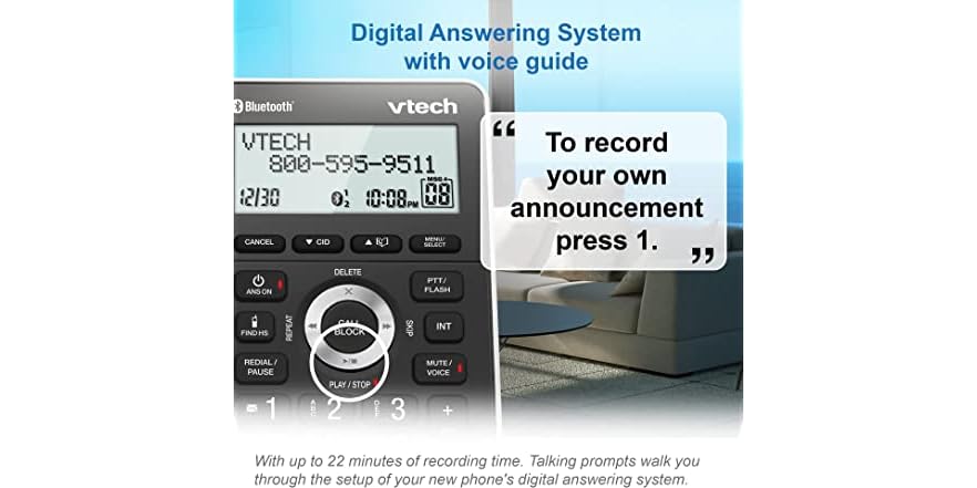 Vtech DECT 6.0 4 Handsets Cordle