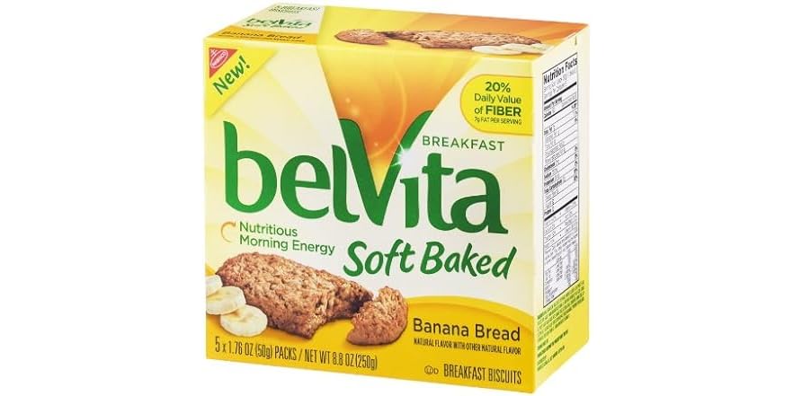 Belvita Soft Baked Breakfast Biscuit Banana Bread
