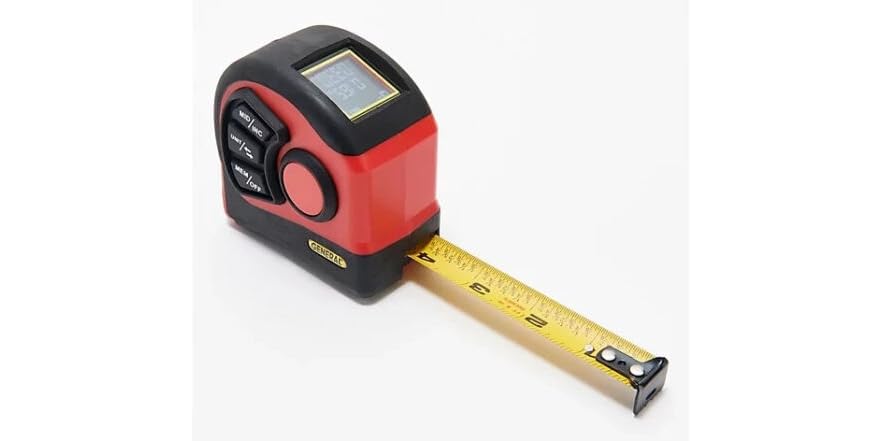 General Tools 16ft Digital Tape Measure (Pick Color)
