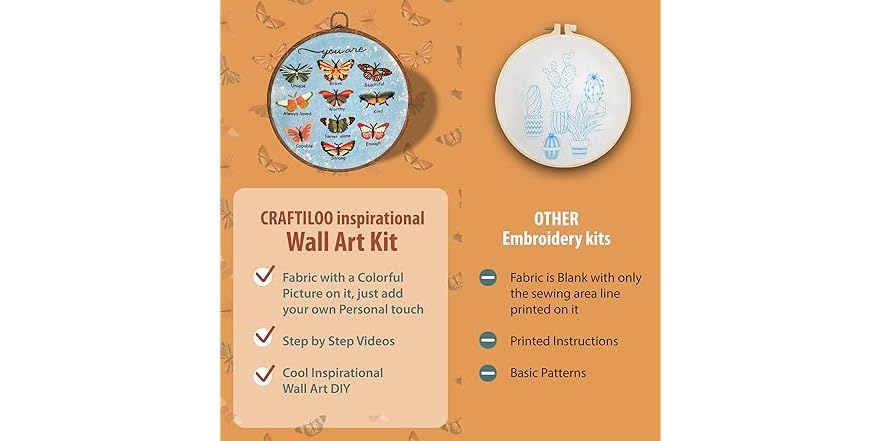CRAFTILOO Embroidery Kit