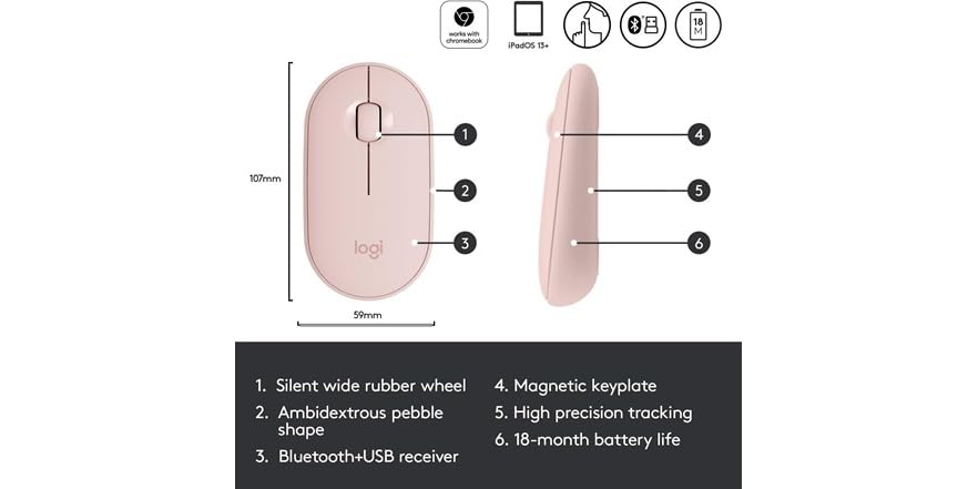 Logitech Pebble Wireless Mouse
