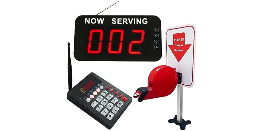 Take A Number Dispenser System