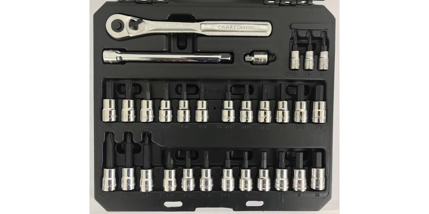 Craftsman 30-Piece Bit Socket Set