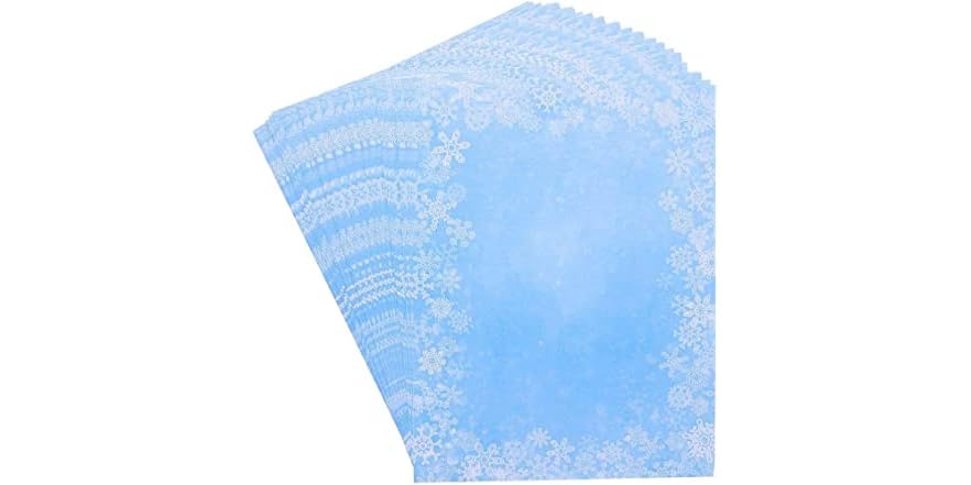 Snowflakes Stationery Printer Paper, 96 sheets